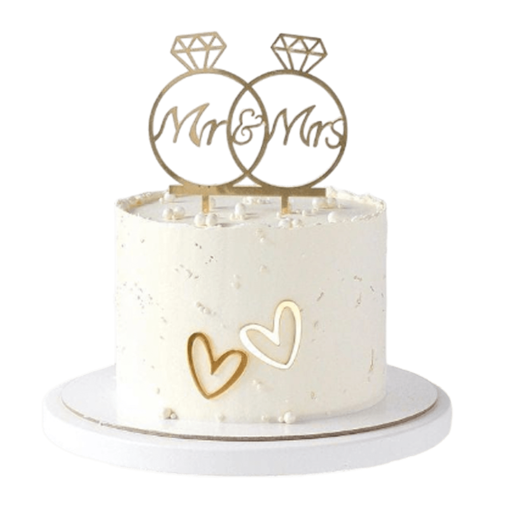 Mr & Mrs Engagement cake - Cake N Take